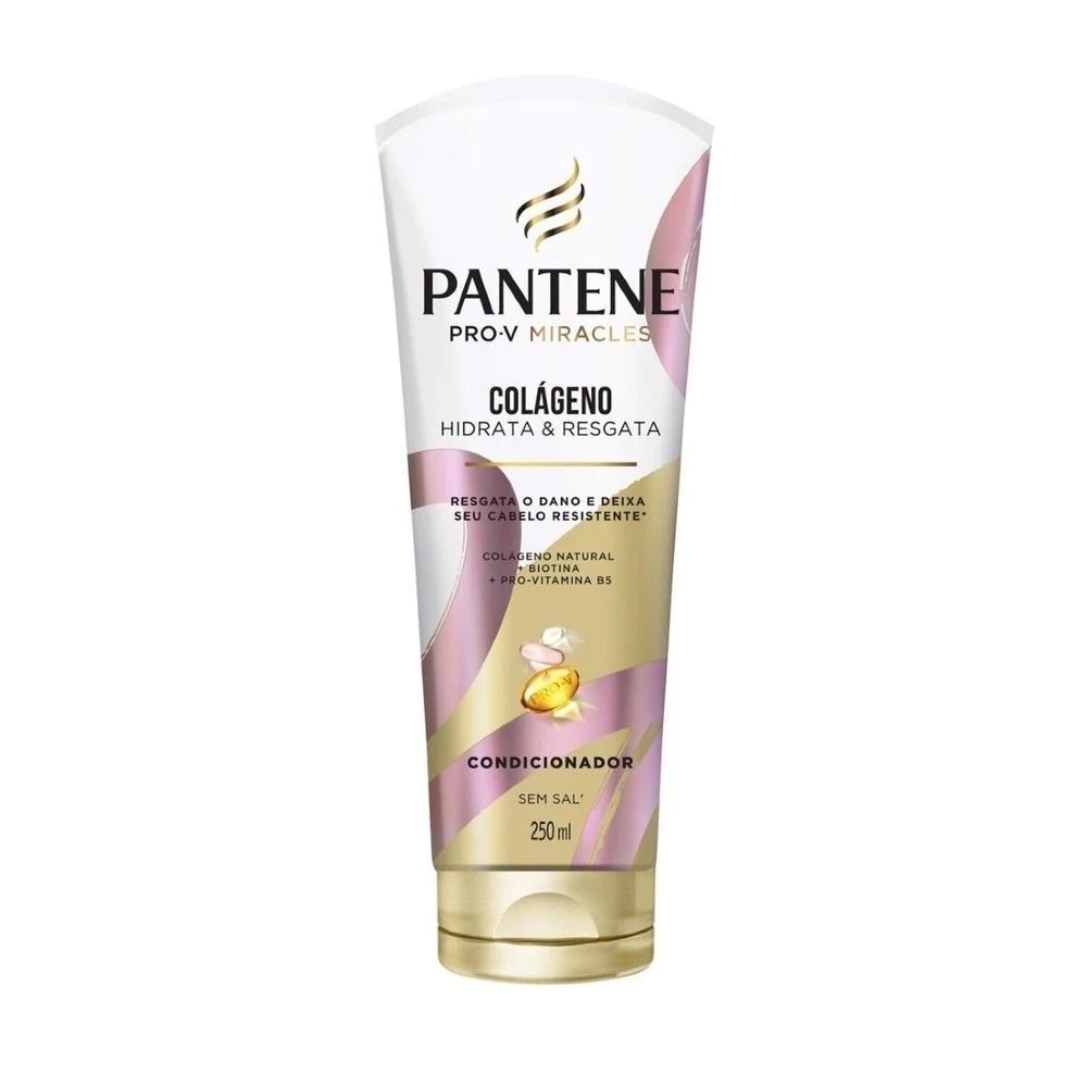 Condicionador Pantene Pro-V Miracles Colageno Hidrata & Resgata 250ml | Shopee Brasil