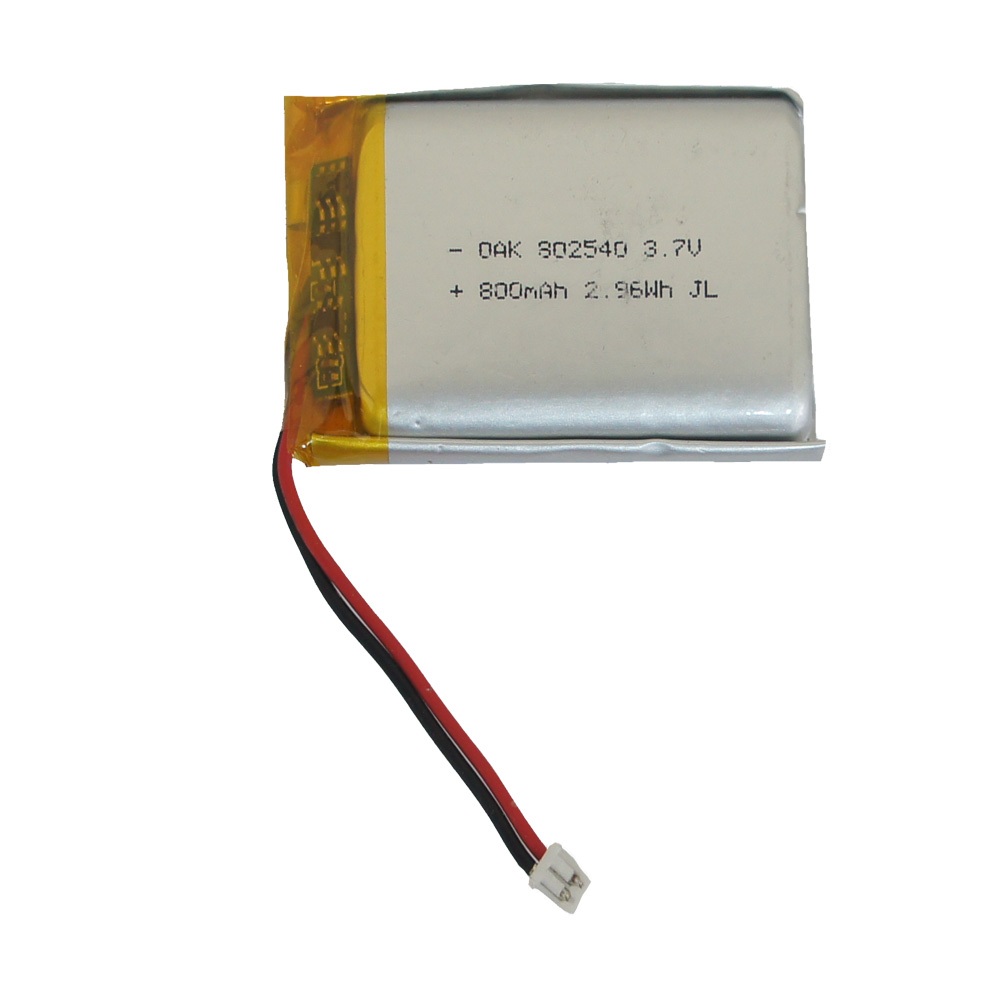 1 Unidade 802540 3,7v C/ 2 Fios 850mah 8mm X 25mm X 40mm | Shopee Brasil