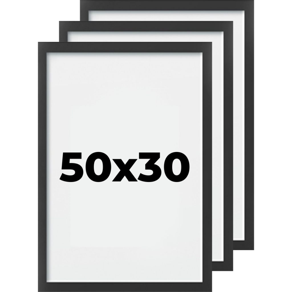 Kit 3 Molduras 50x30 para Quadros Decorativos Alta Qualidade | Shopee ...
