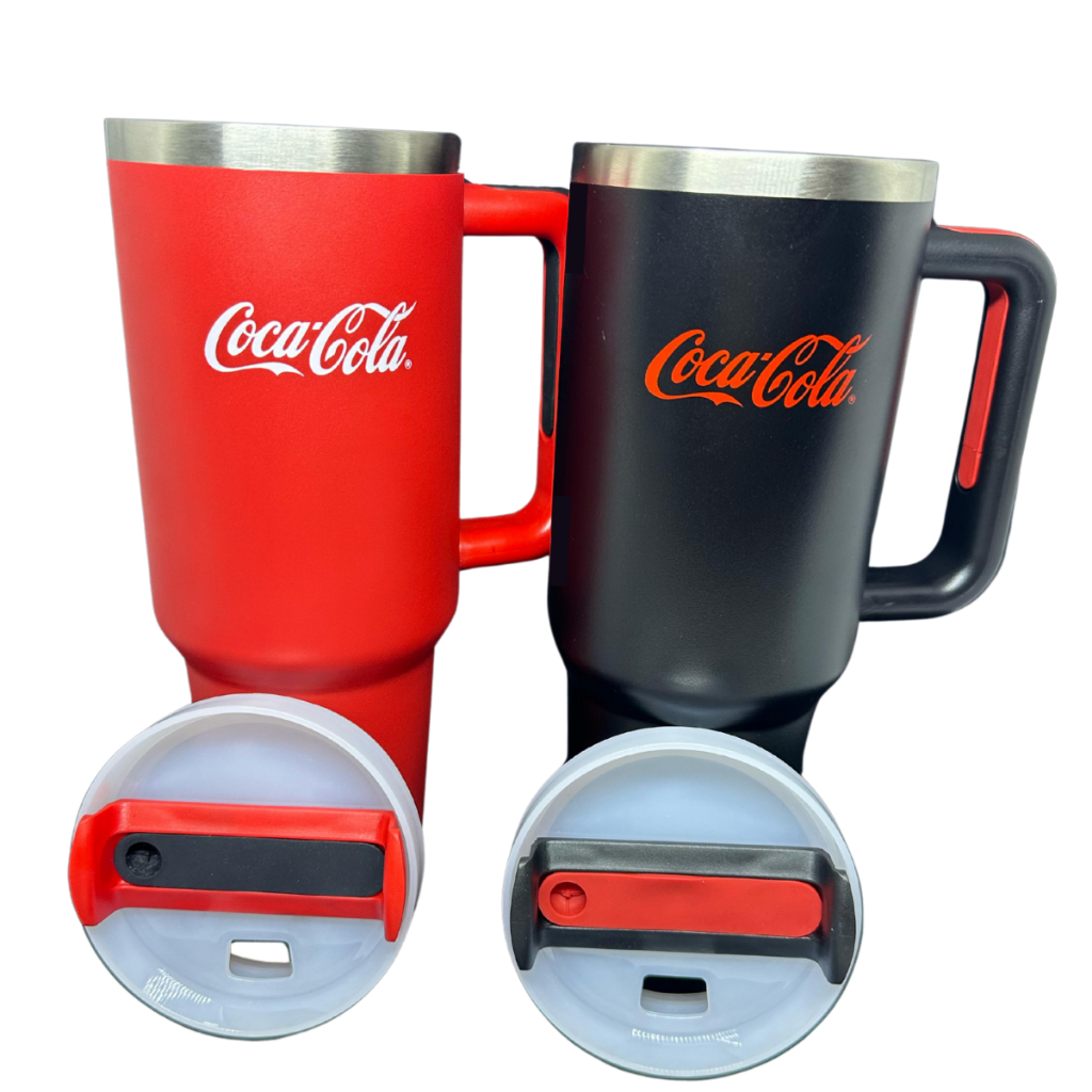 Copo Térmico Oficial C/ Tampa Coca Cola Coke 1,2l Canudo | Shopee Brasil