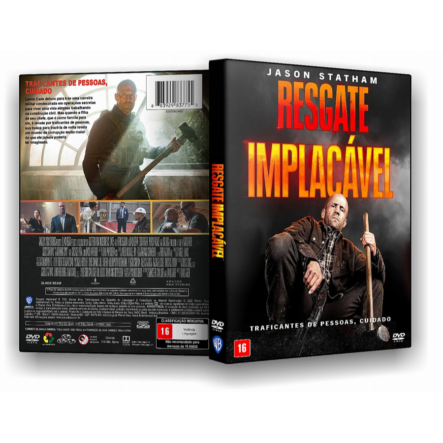 Resgate Implacável 2025 Dvd Shopee Brasil
