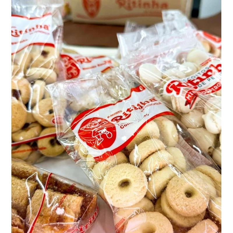 Kit com 10 pacotes de biscoitos amanteigados SORTIDOS - Fresquinhos ...