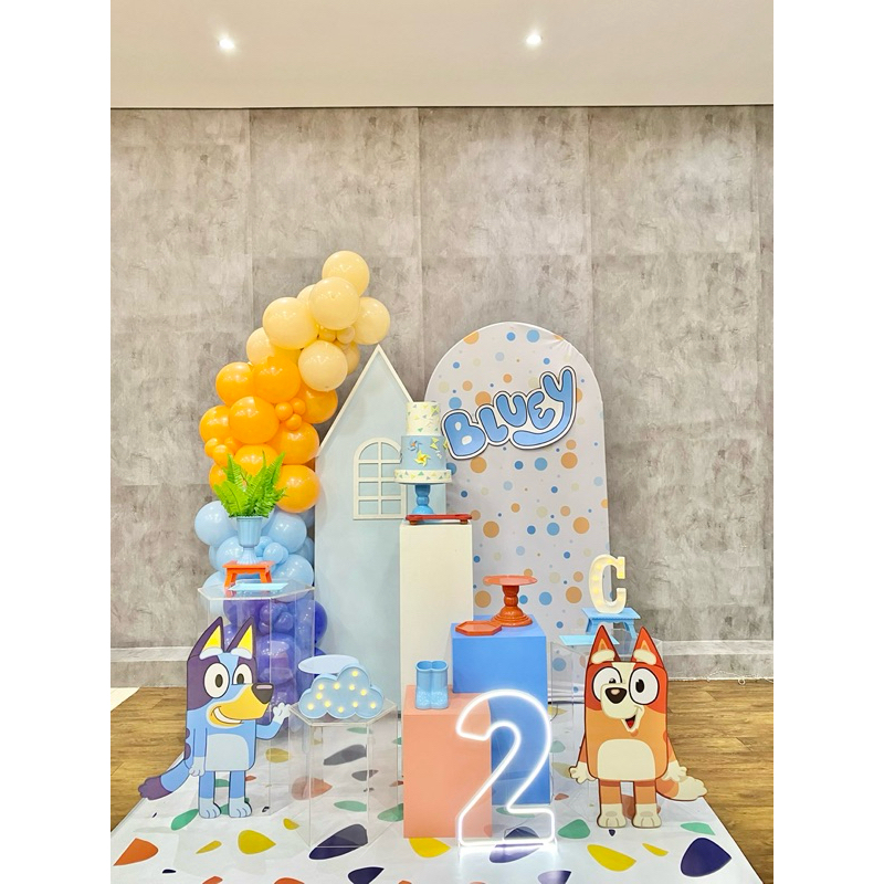 Display tema bluey elipse chão e mesa de 3mm | Shopee Brasil