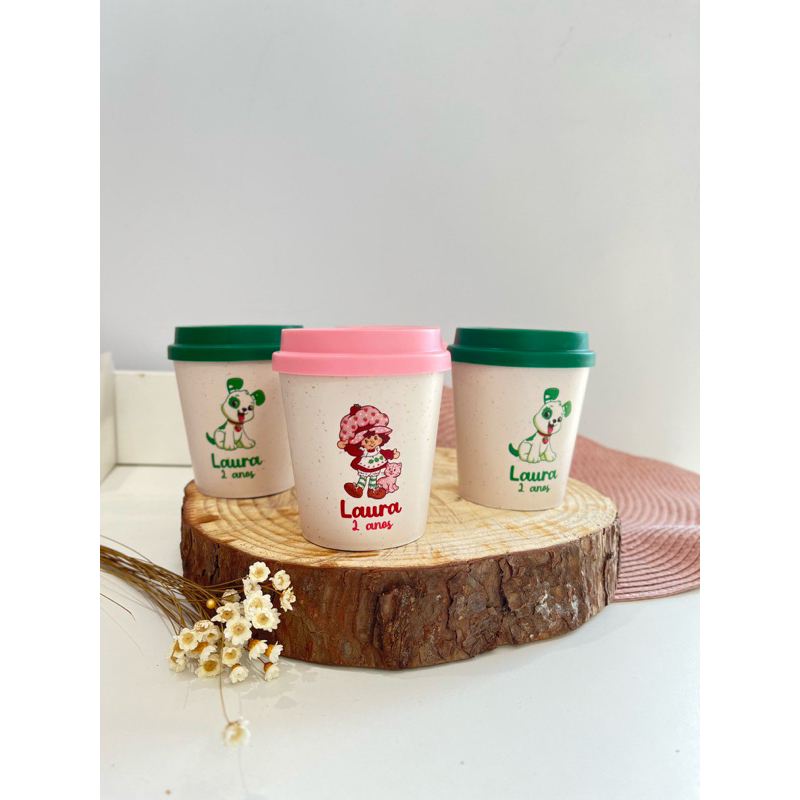 Copos Mini Bucks 250ml para lembrancinha de aniversário - Princesas Aquarela - Fazemos todos os ...