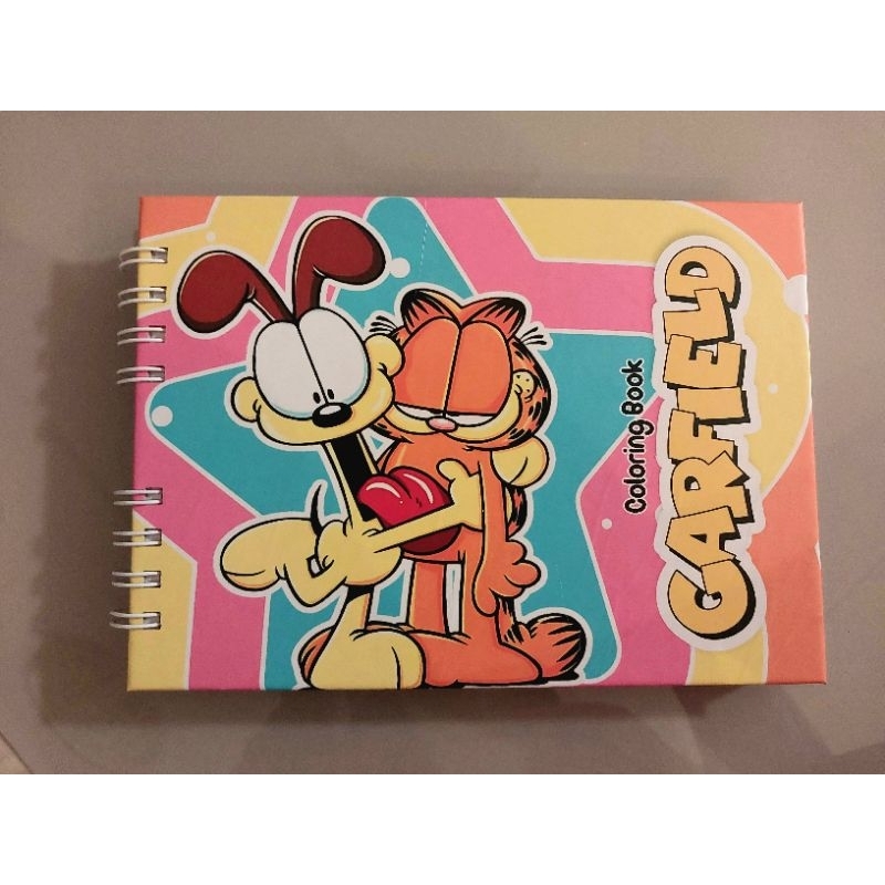 Livro de Colorir Garfield 51 Folhas 180G Caderno de Desenho Pintura ...