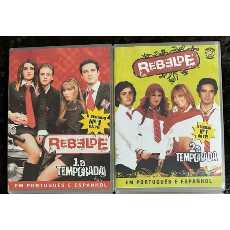 DVD - REBELDE - 1ª E 2ª TEMPORADA | Shopee Brasil