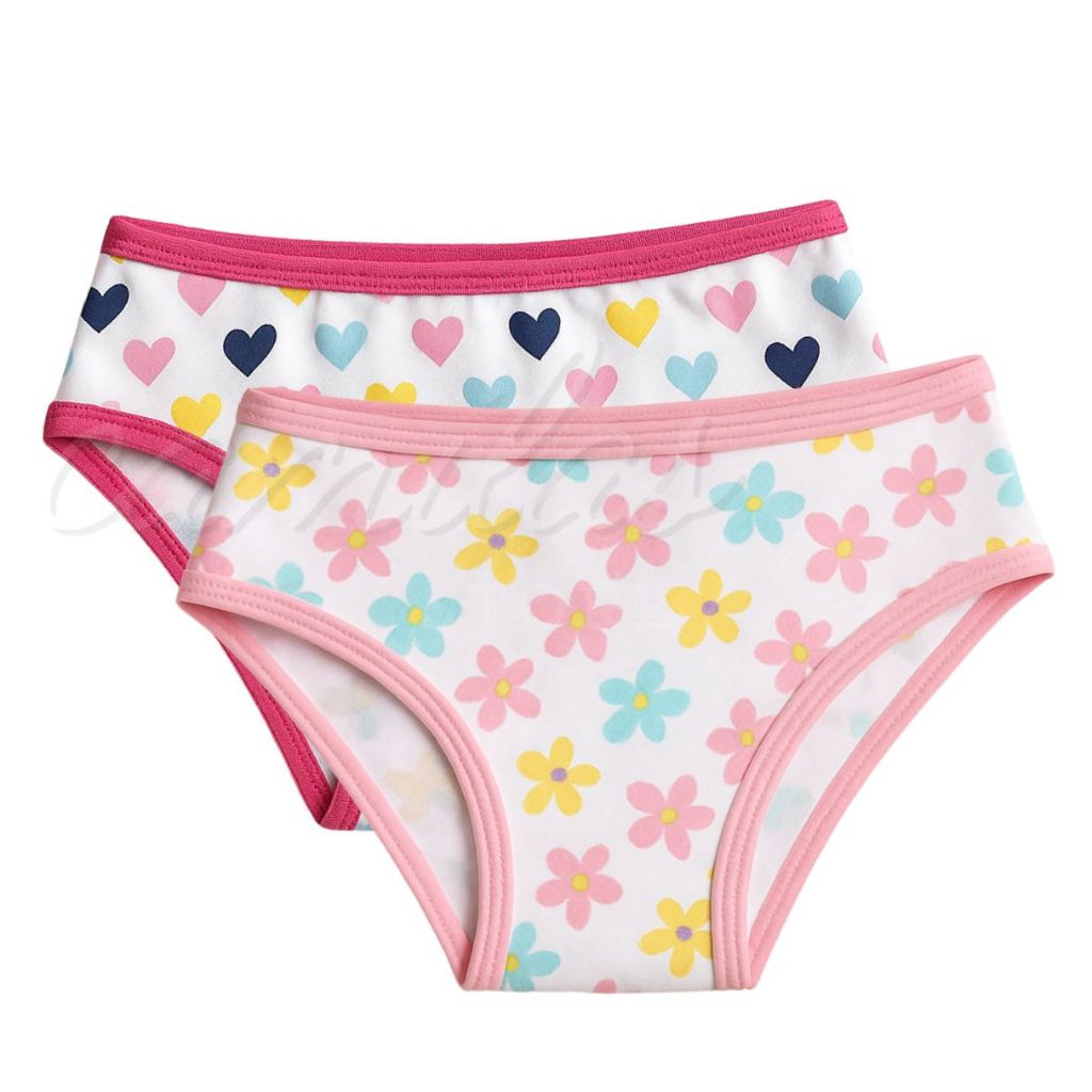 Kit 10 e 5 Calcinhas Infantis Para Meninas De 2 a 9 anos Mircrofibra ...