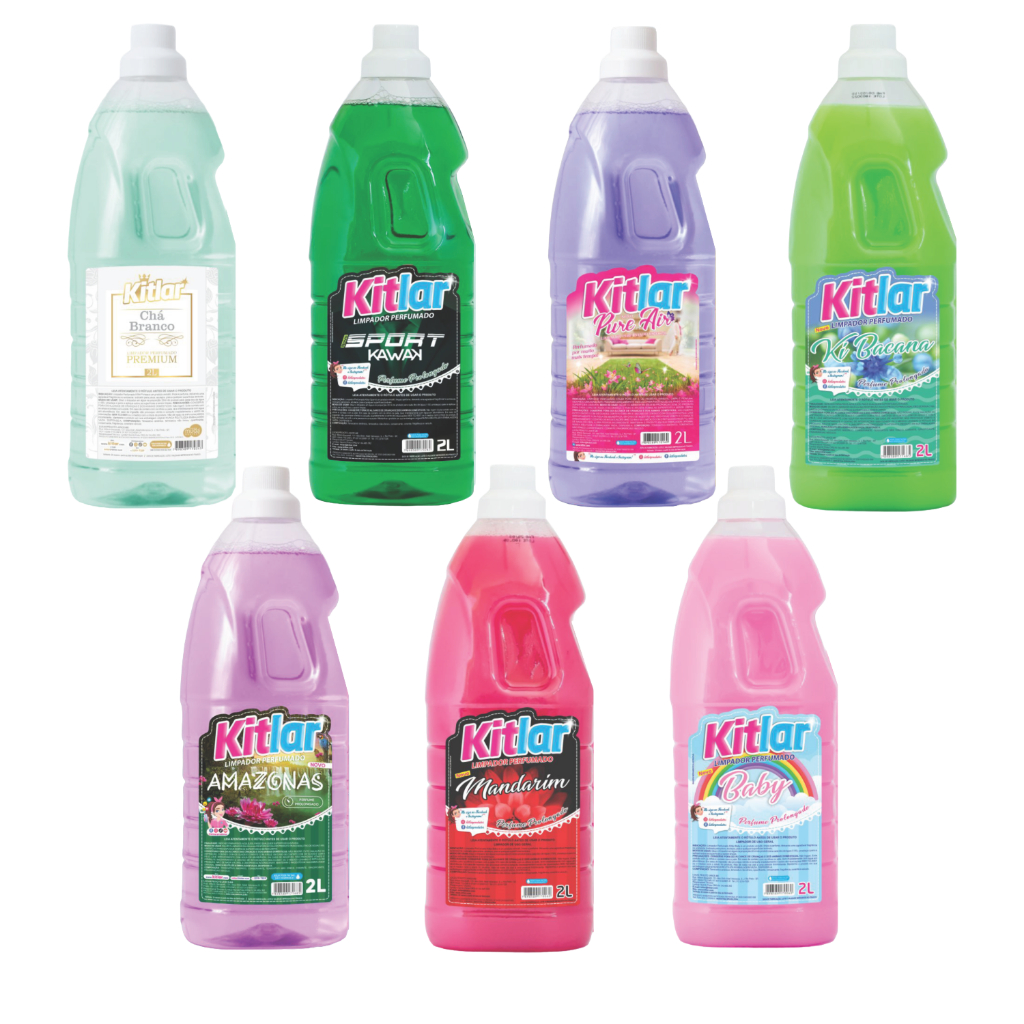 Limpador Perfumado Diversas Fragrâncias Premium Kitlar 2L | Shopee Brasil