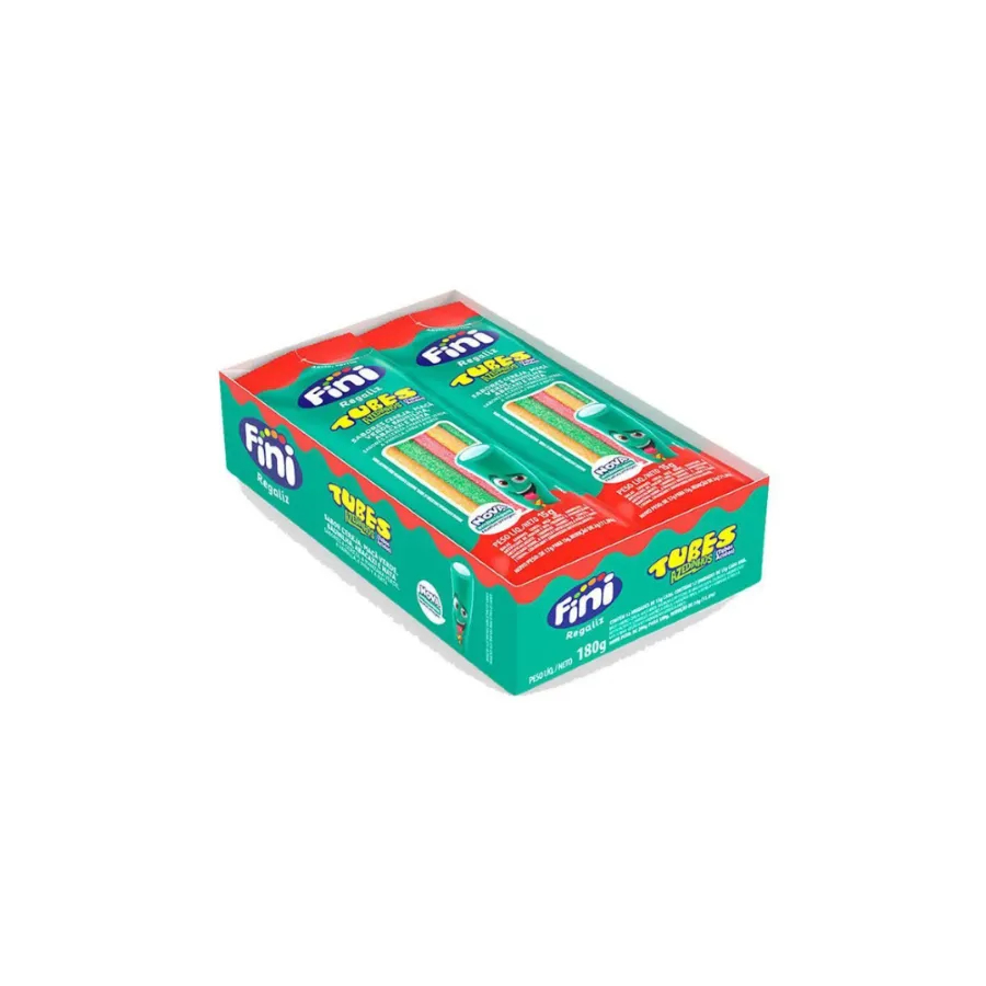 FINI ÁCIDO TUBES CEREJA , ABACAXI, MACA | Shopee Brasil