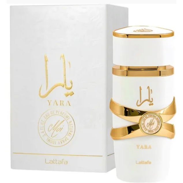 ORIGINAL Perfume Lattafa Yara Moi Edp Feminino - 100ML - BRANCO WHITE | Shopee Brasil