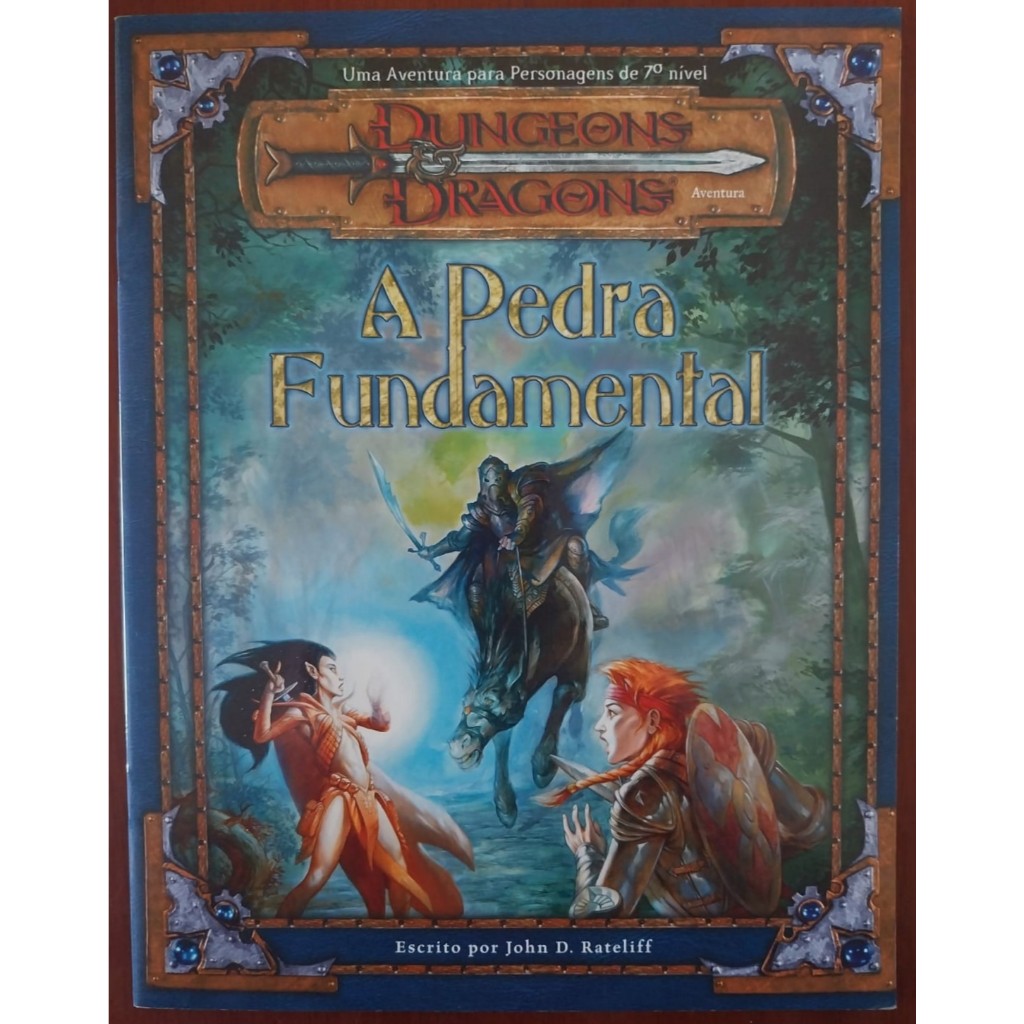 A Pedra Fundamental - Dungeons And Dragons - Livro de RPG/d&d/dnd - Aventura Oficial | Shopee Brasil