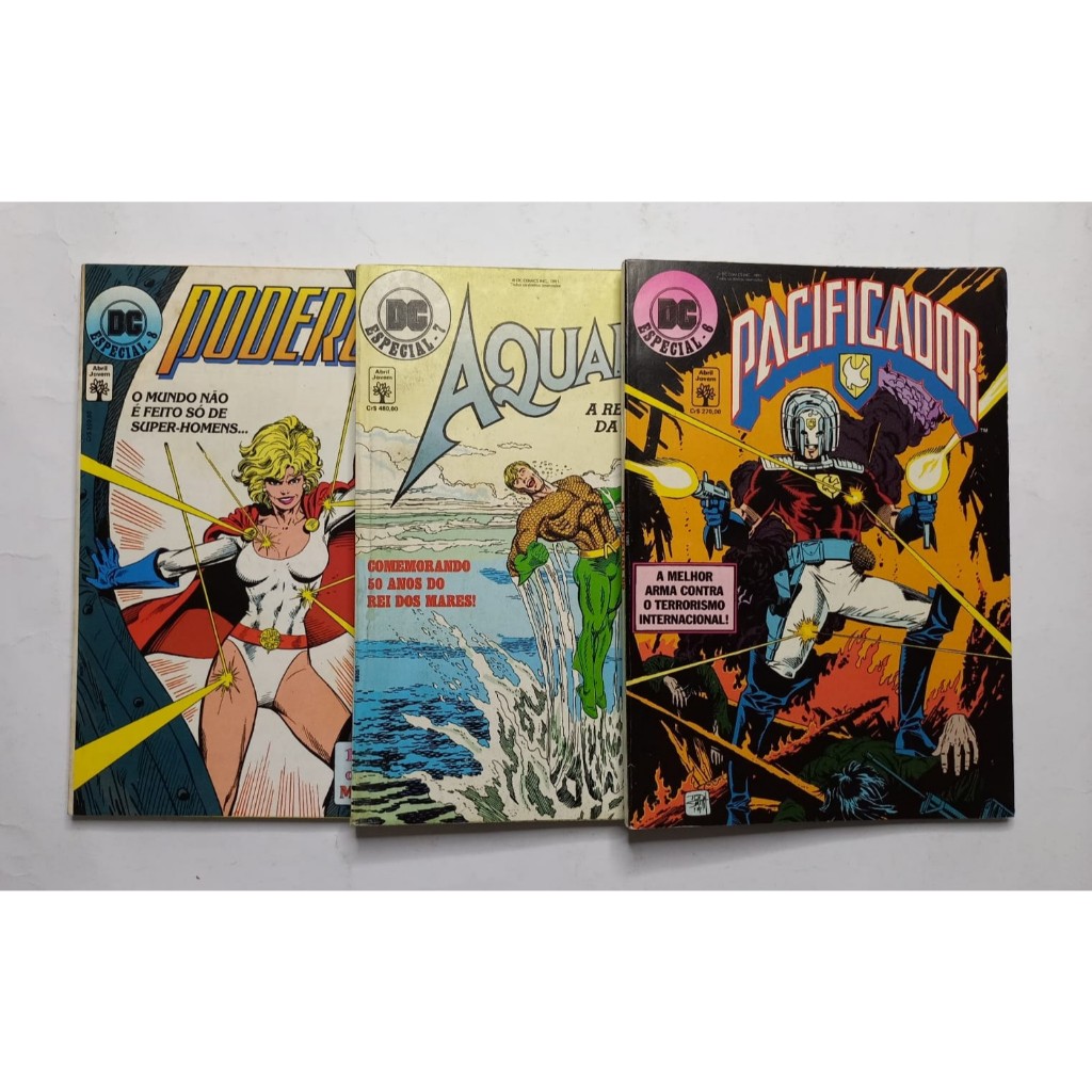 Lote DC Especial 6 7 8 Editora Abril 1991 Excelentes Pacificador ...