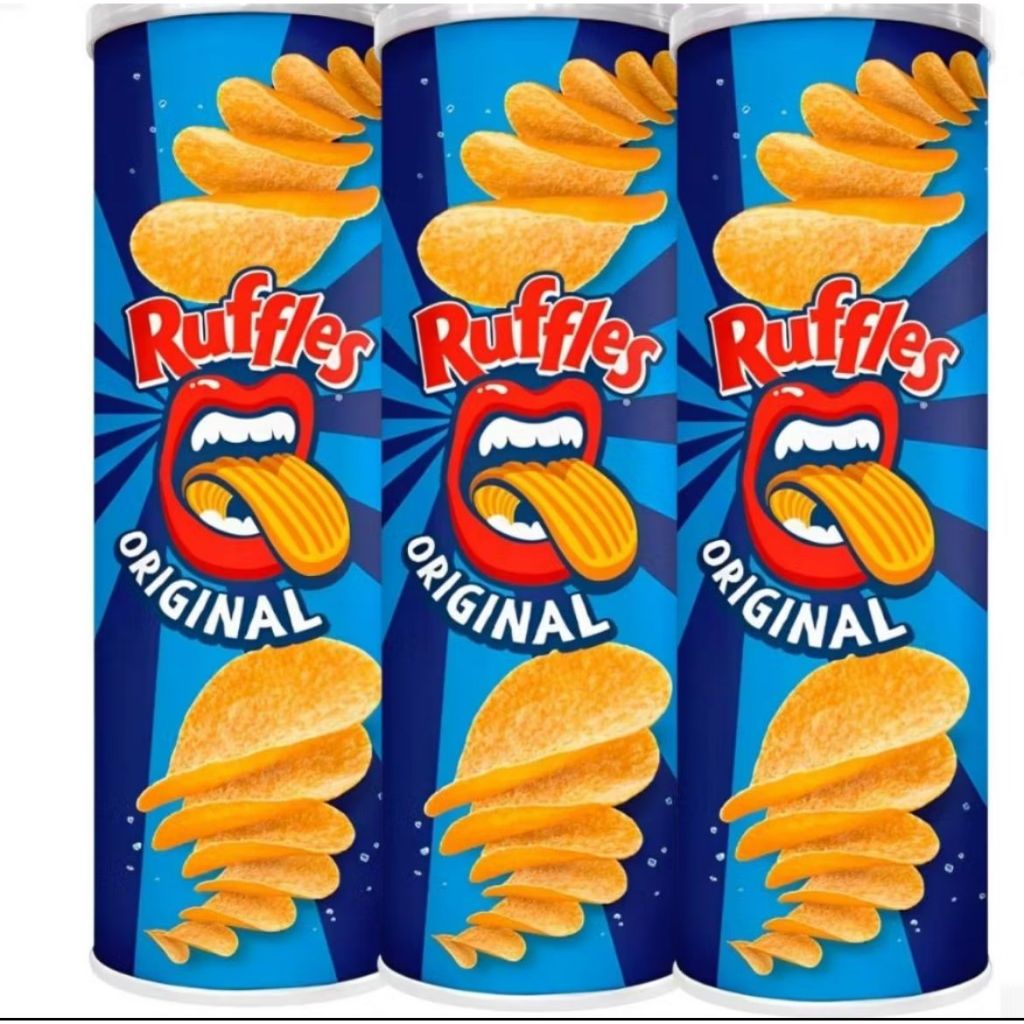 KIT COM 3 UNIDADES Salgadinho a Base de Batata Original Ruffles Tira Onda Elma Chips 100g CADA ...