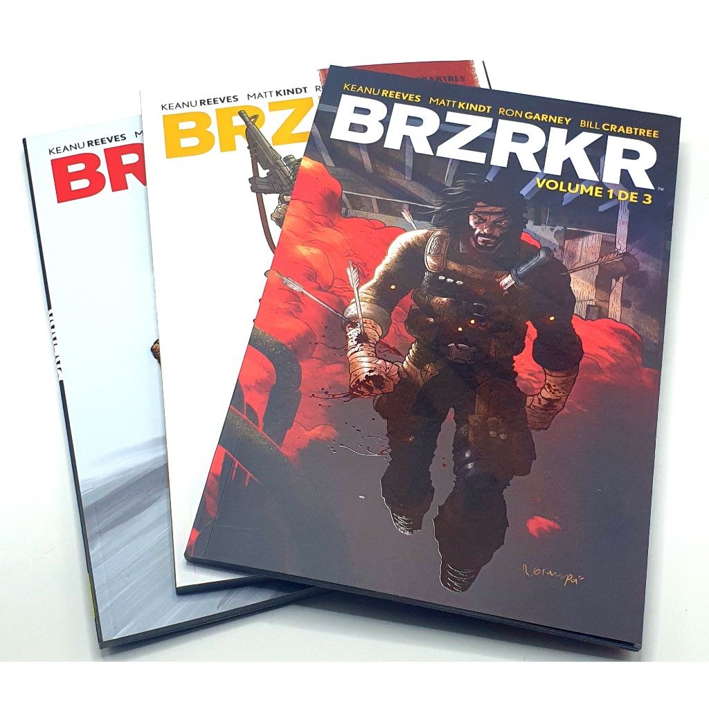 Hq - Coleção BRZRKR Completa - 3 Volumes - Keanu Reeves | Shopee Brasil