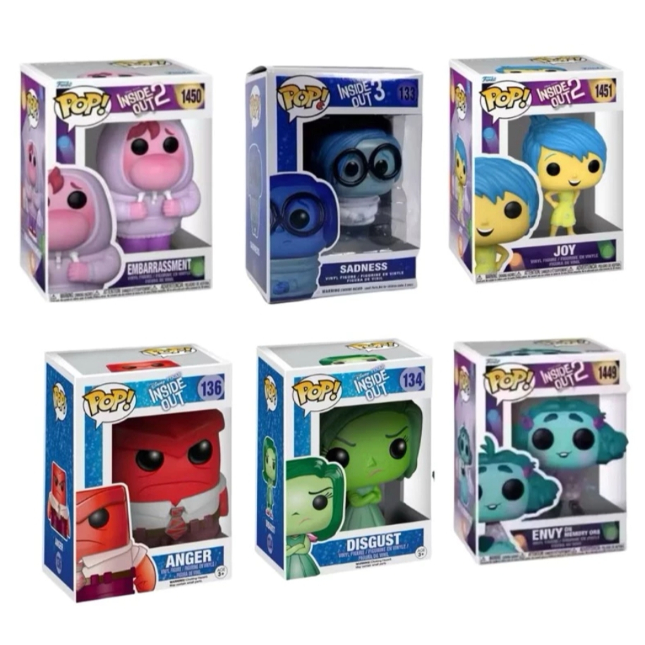Kit 9 bonecos funko divertidamente SEM CAIXA | Shopee Brasil
