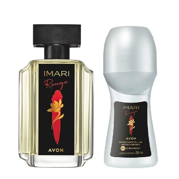 Kit Imari Rouge Avon, contendo Deo Colônia + Desodorante Roll-On ...