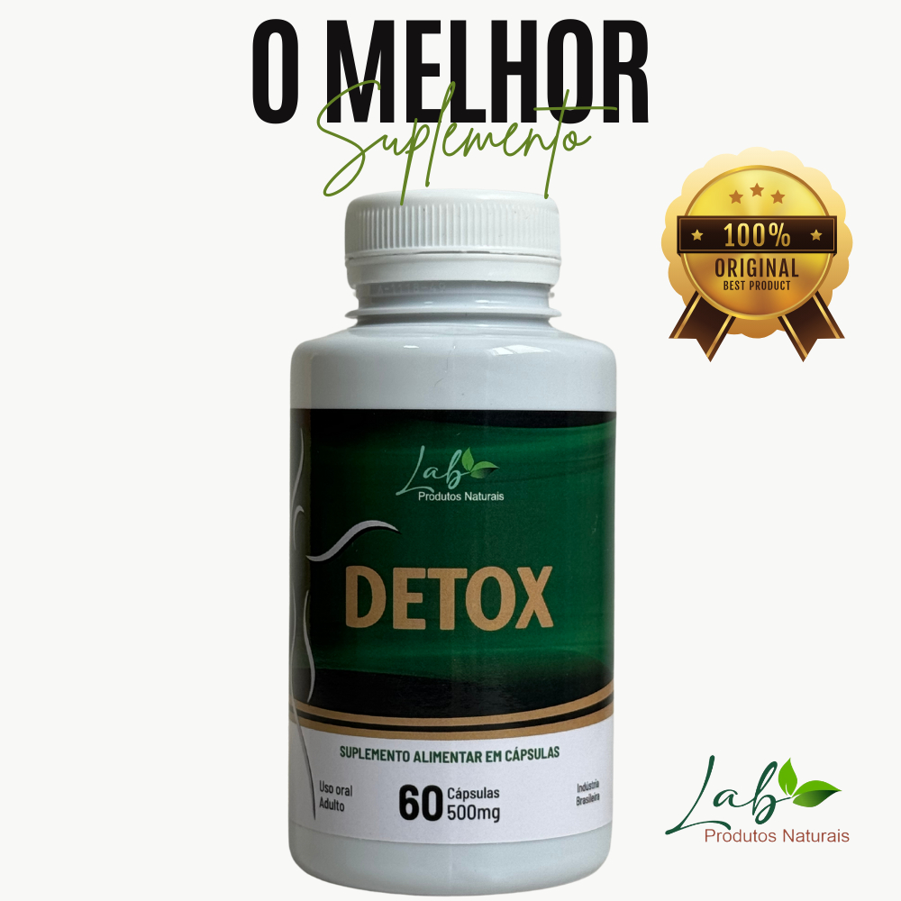 Detox - Suplemento Alimentar - 60 capsulas 500mg | Shopee Brasil