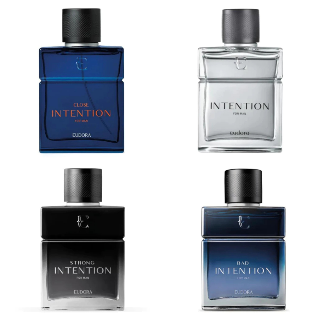 Intention Eudora 100ml (Perfume Masculino): Tradicional, Strong, Bad Intention, Close Intention ...