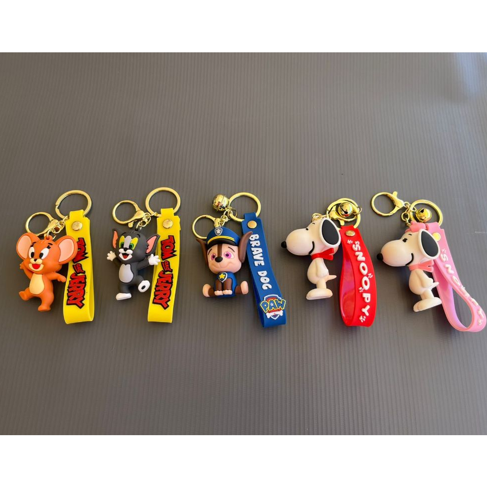 Chaveiro Snoopy Tom & Jerry Era do Gelo Infantil Para Bolsa Mochila e ...