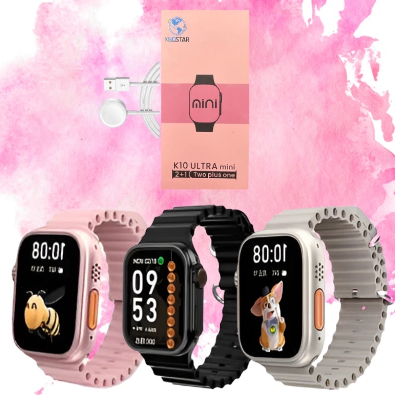 Smartwatch Relogio Inteligente K10 Ultra Mini 41mm Duas Pulseiras Serie ...