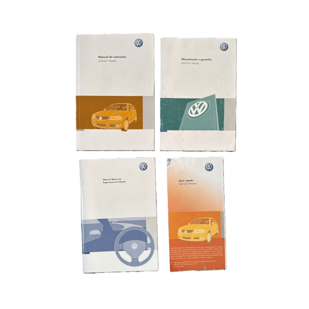 Manual Do Proprietário Vw Gol G4 / Parati G4 - Original | Shopee Brasil