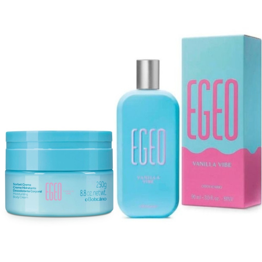 Kit Exclusivo de Perfume e Creme Corporal Egeo Vibe | Shopee Brasil