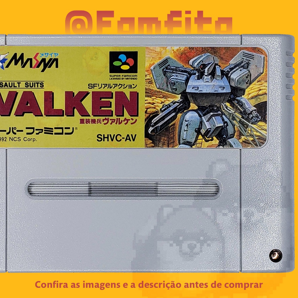 Cybernator - Assault Suits Valken | Cartucho Original JP Super Famicom ...