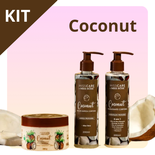 KIT 3 Miss Rôse - Hidratente 200ml , Esfoliante 280g, Sabonete liquido 200ml - Corpo e Rosto ...