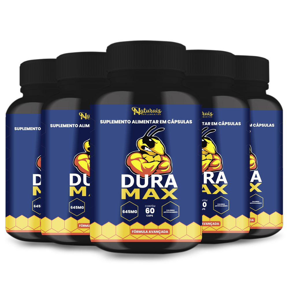Kit 5 Duramax Original 300 Caps Resultados Comprovados! | Shopee Brasil