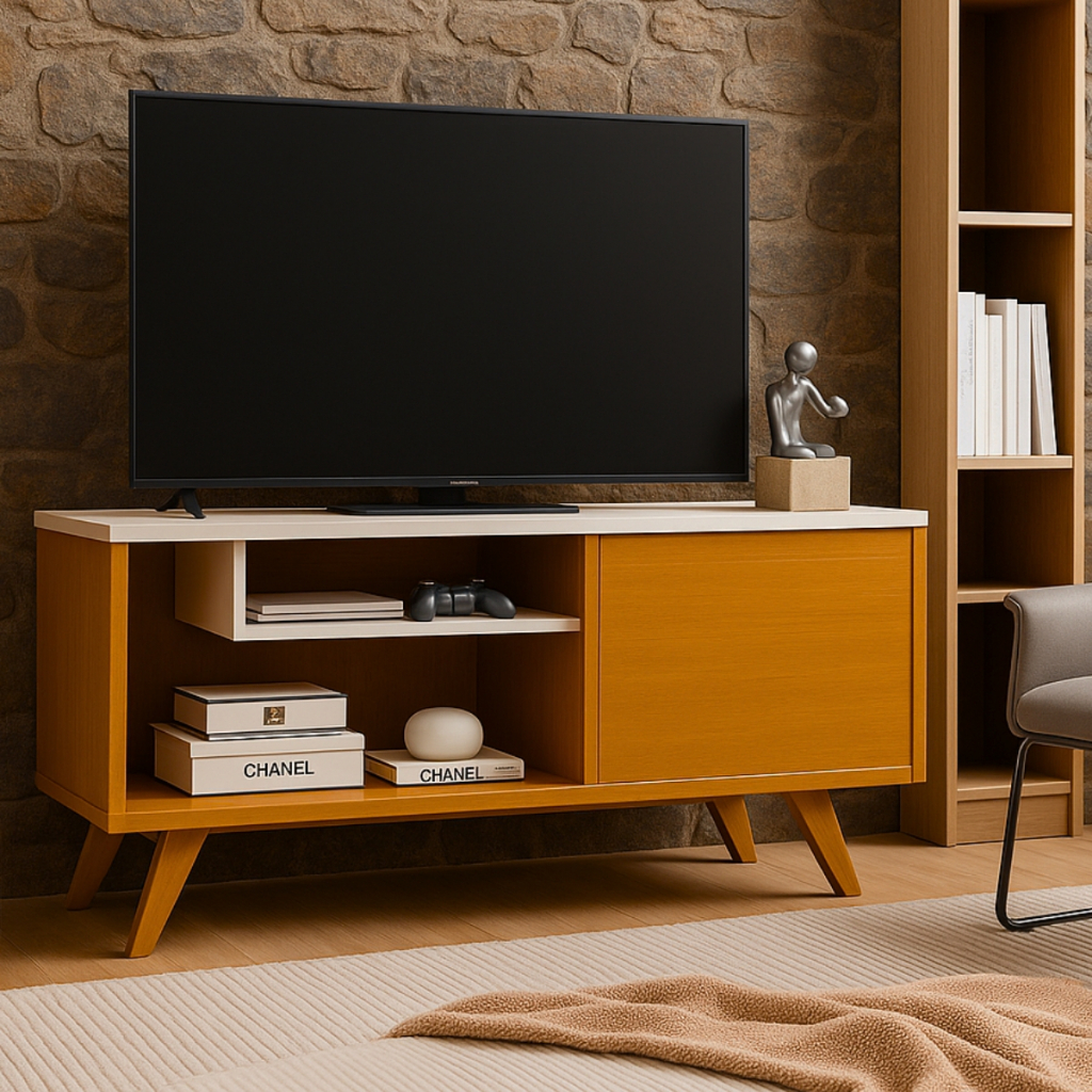 *PROMOÇÃO* Rack Para Sala Tv Estante Painel Bancada Aparador Suporte ...