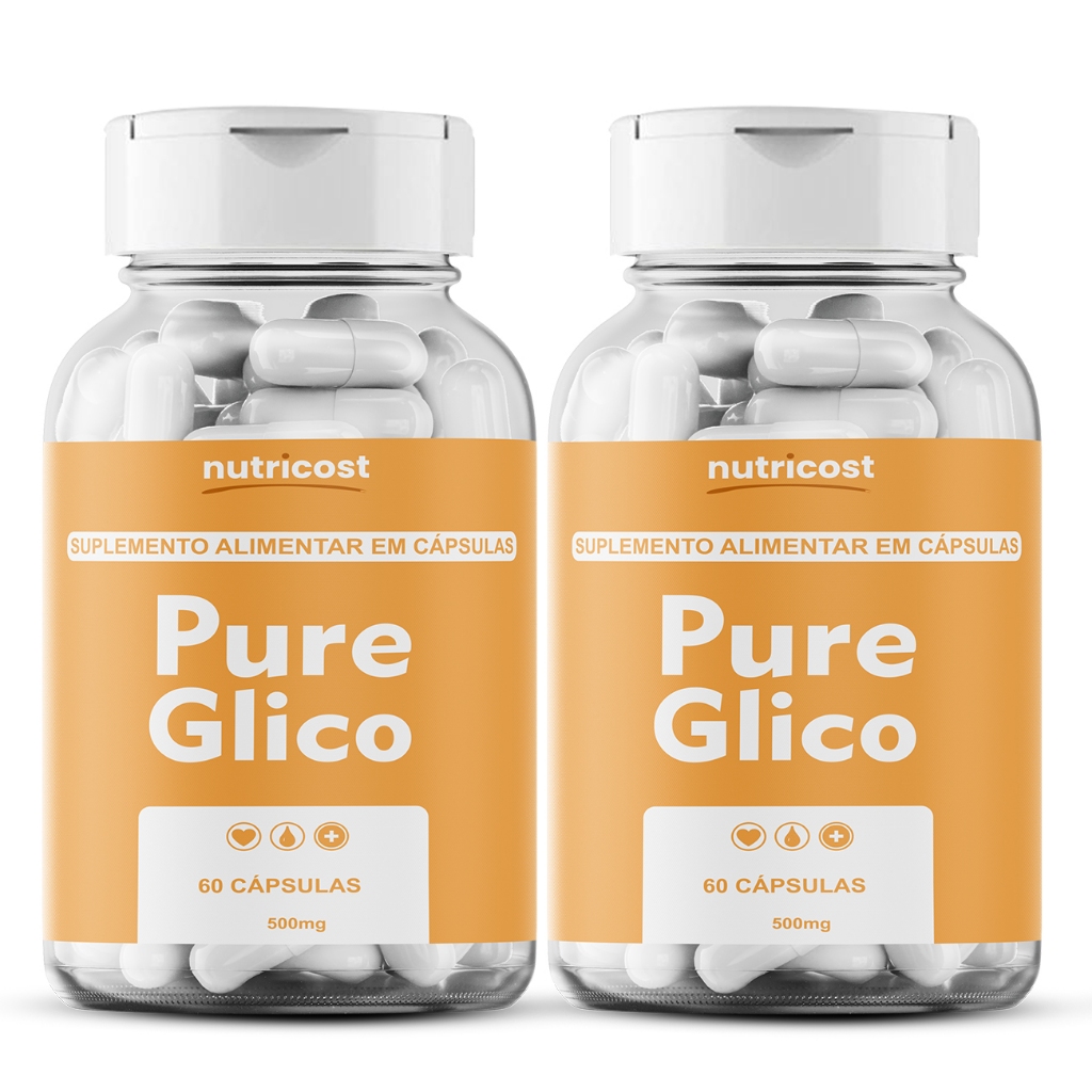 Kit 2x Pure Glico Original 120 Cápsulas Loja Oficial Pure Glico ...
