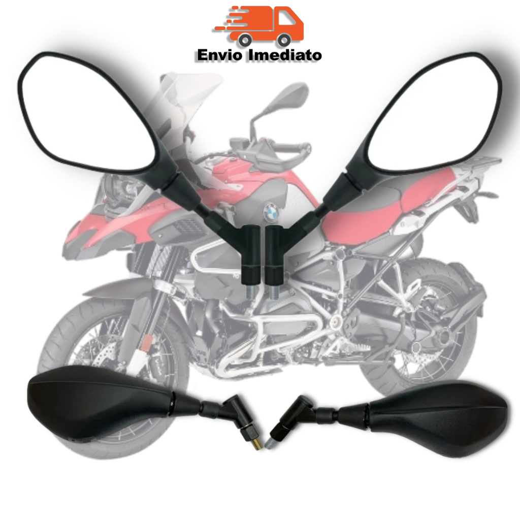 Retrovisor Bmw F800 Haste Curta 360° Articulado Retratil Gs650 Gs800 ...