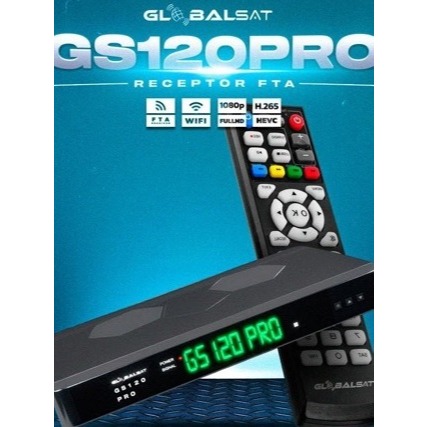 Receptor Digital GS 120 Múltiplas Via Conexões satélite 4k full HD | Shopee Brasil