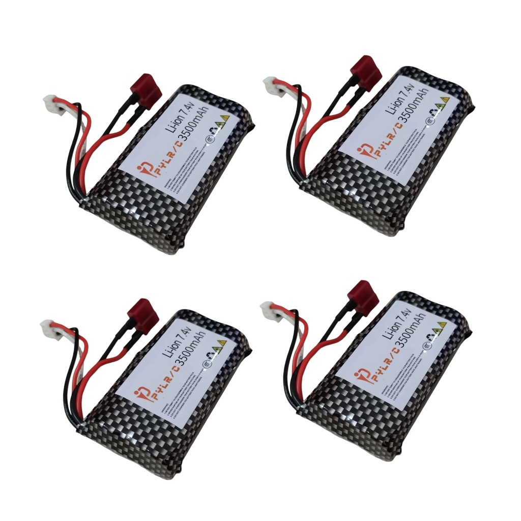 Bateria Wltoys 12428 7.4V 3500mAh Li-ion 12423 18650 10428 2s 144001 A959-B A969-B Q46 Carrinho ...