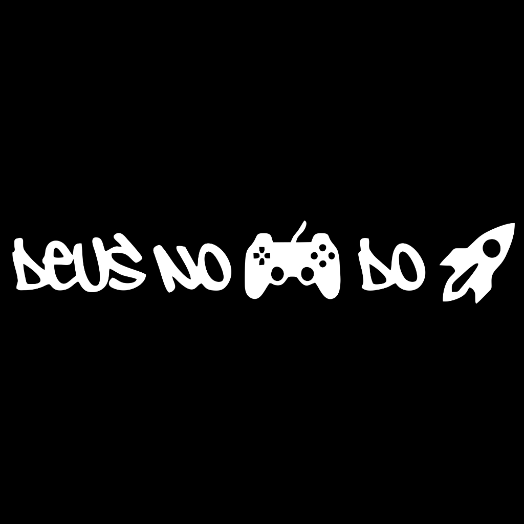 Adesivo Deus no Controle do Foguete Vinil Carro Moto Caminhão (19cm X 3cm) | Shopee Brasil