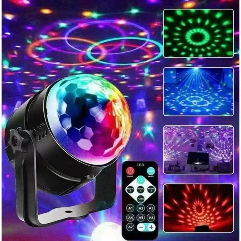 Canhão Refletor de LED RGB com Cotrole Remoto e Suporte Flexível da Grasep/D-LED03 Preto e ...