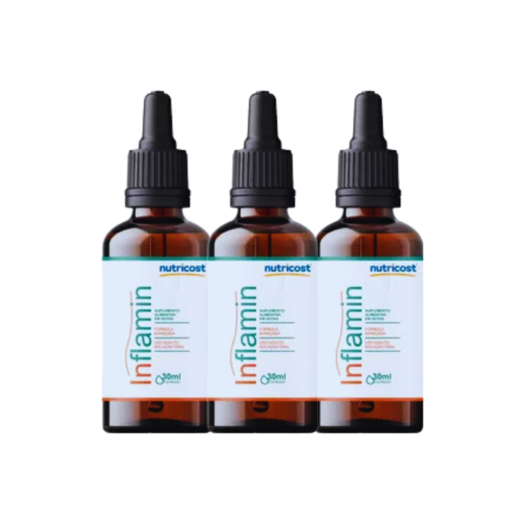 3 frascos de inflamin original com 30 ml por frasco | Shopee Brasil