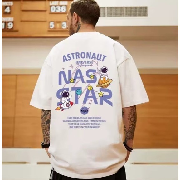 Camiseta Universo Astronauta Star Novo! | Shopee Brasil