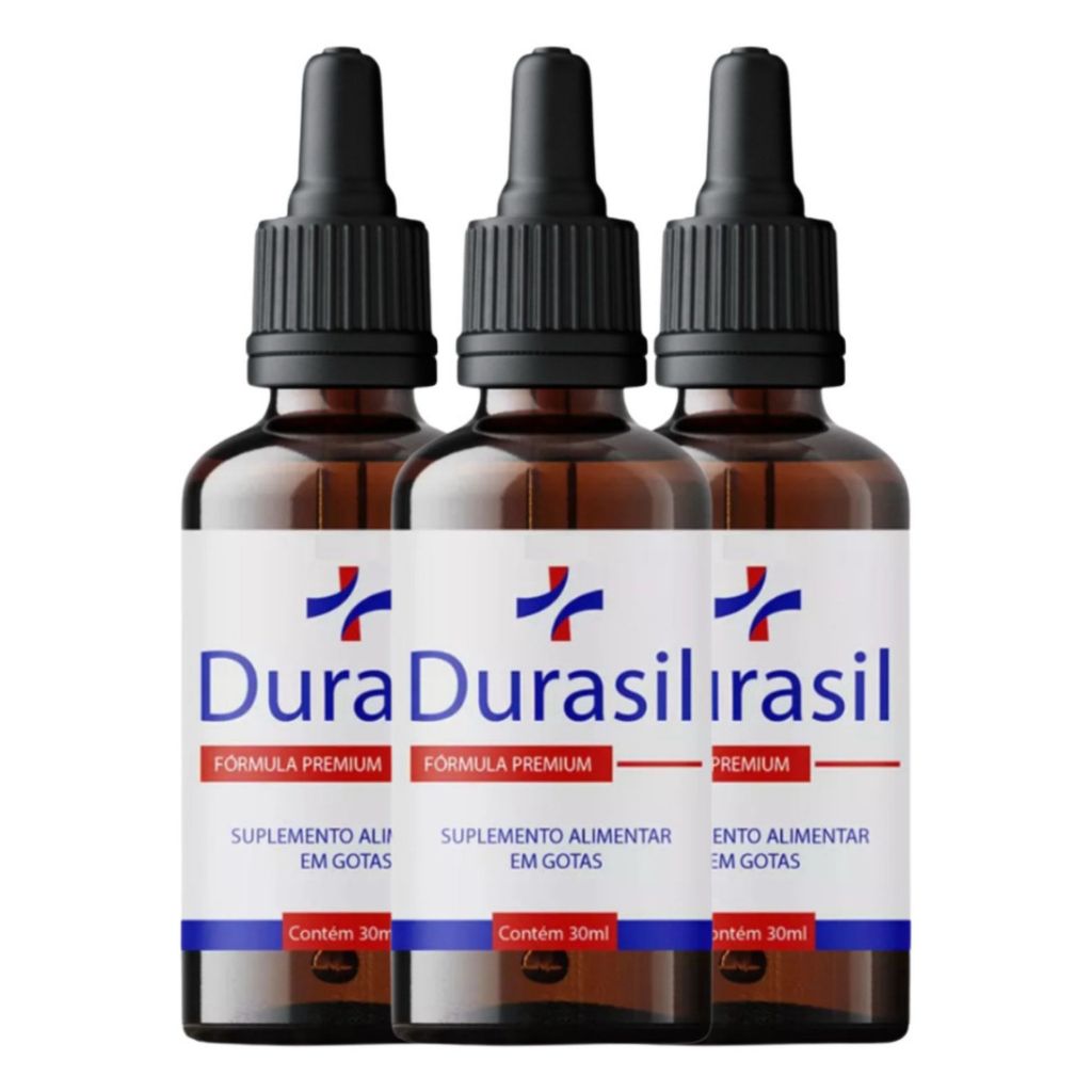 DURASIL GOTAS ORIGINAL 30ML (3 UNIDADES) | Shopee Brasil