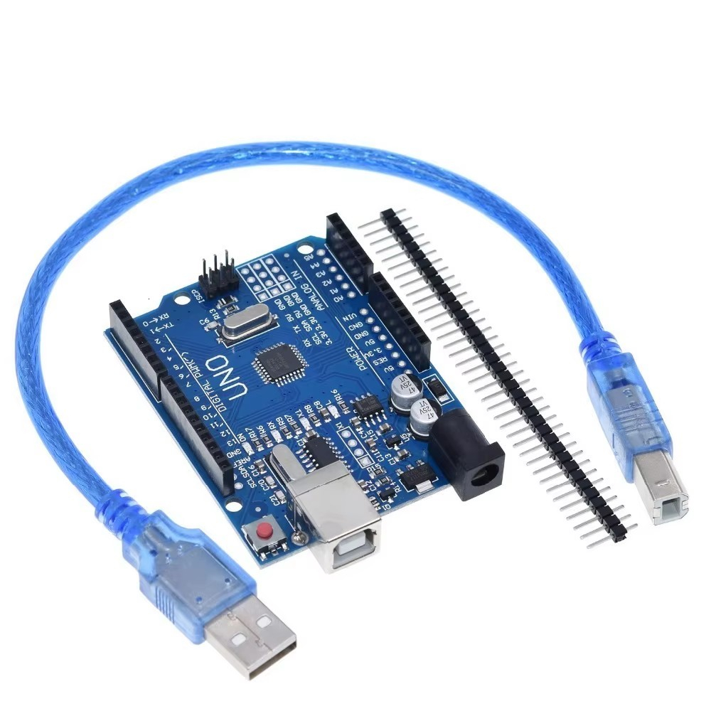 UNO R3 MEGA328P CH340G para Arduino Compatível com CABO USB | Shopee Brasil