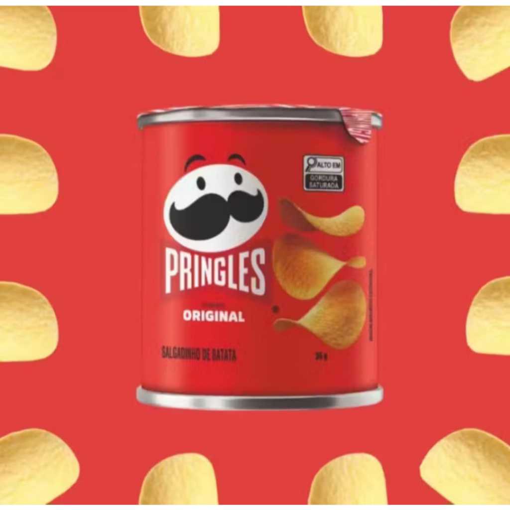Caixa com 36 Salgadinho de Batata Pringles Original | Shopee Brasil