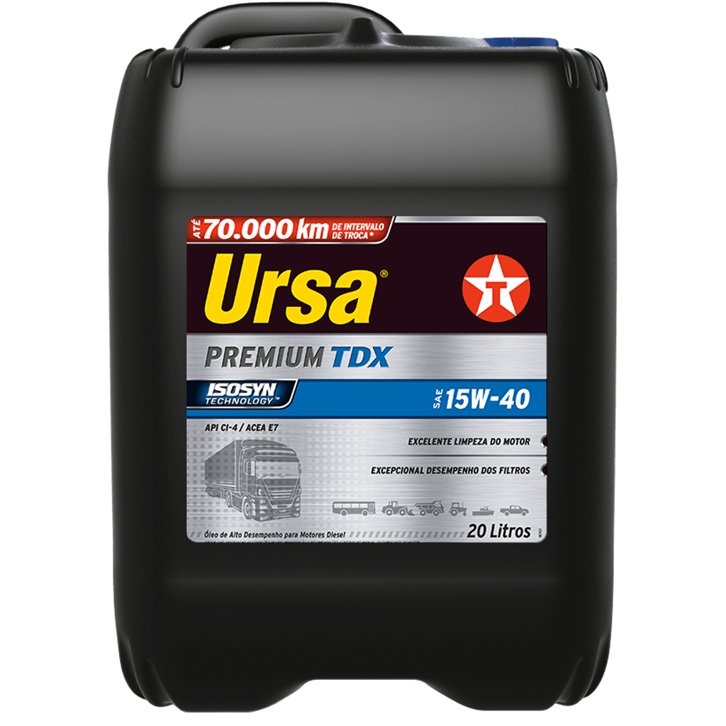 Óleo De Motor Ursa Mineral 15w-40 Para Caminhões E Ônibus 20 Litros ...