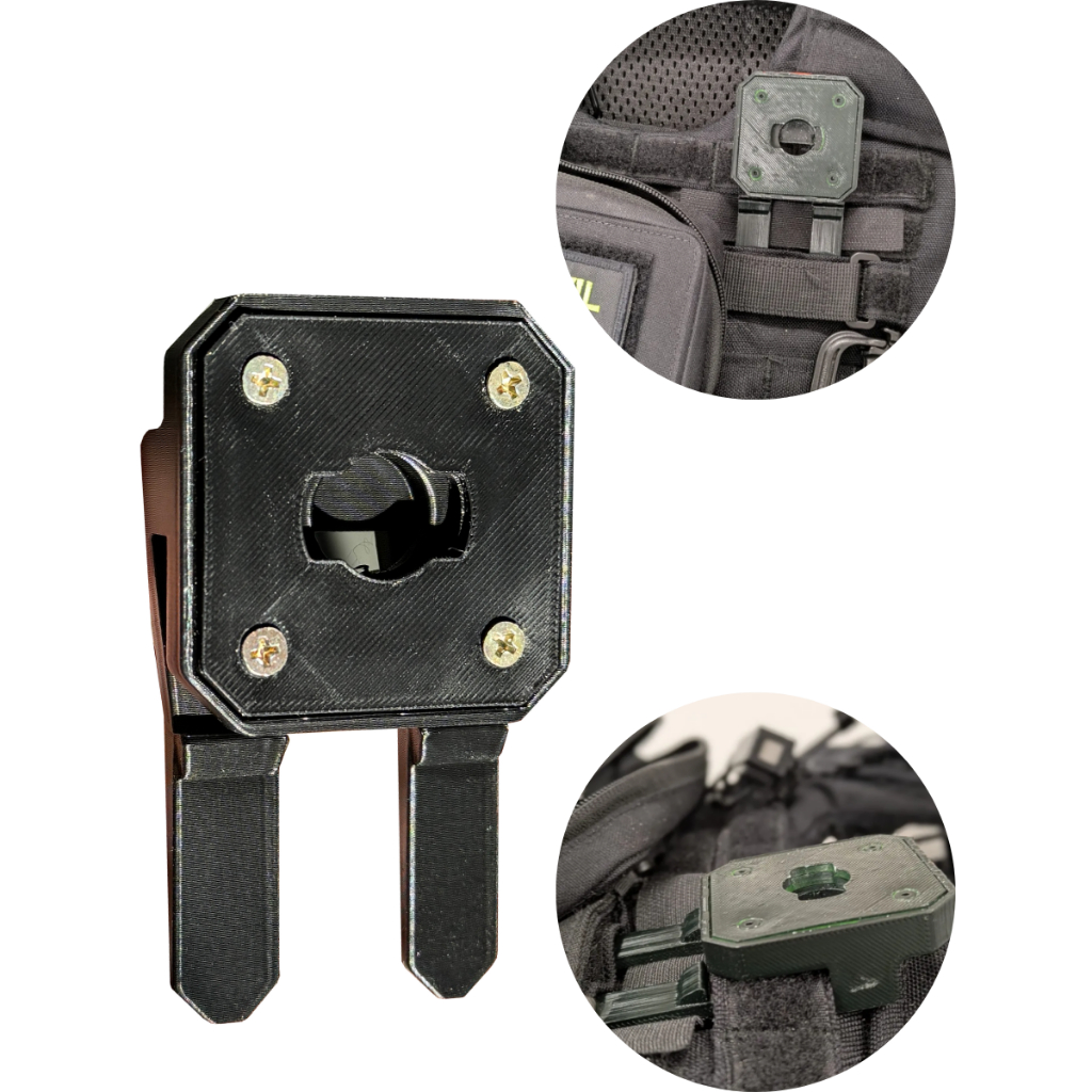 Mini Suporte Pmesp Colete Modular Cop Molle Axon Body | Shopee Brasil