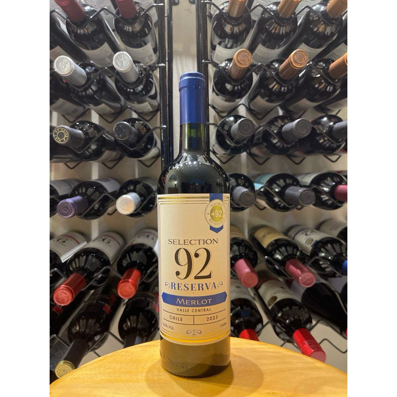 Vinho tinto Selection 92 Reserva Merlot - Chile | Shopee Brasil