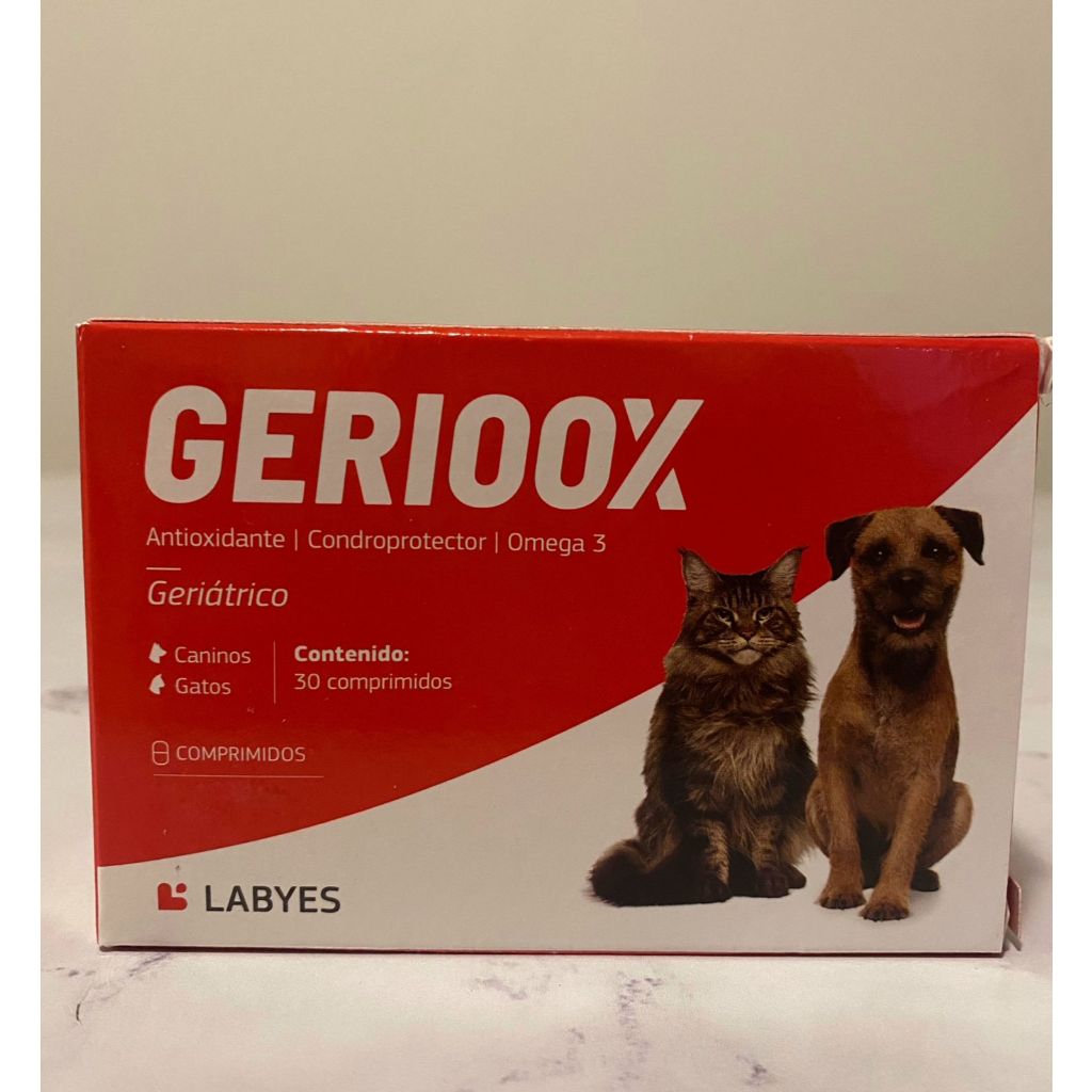 Gerioox Suplemento Alimentar para Cães e Gatos Sênior - Labyes 30 ...