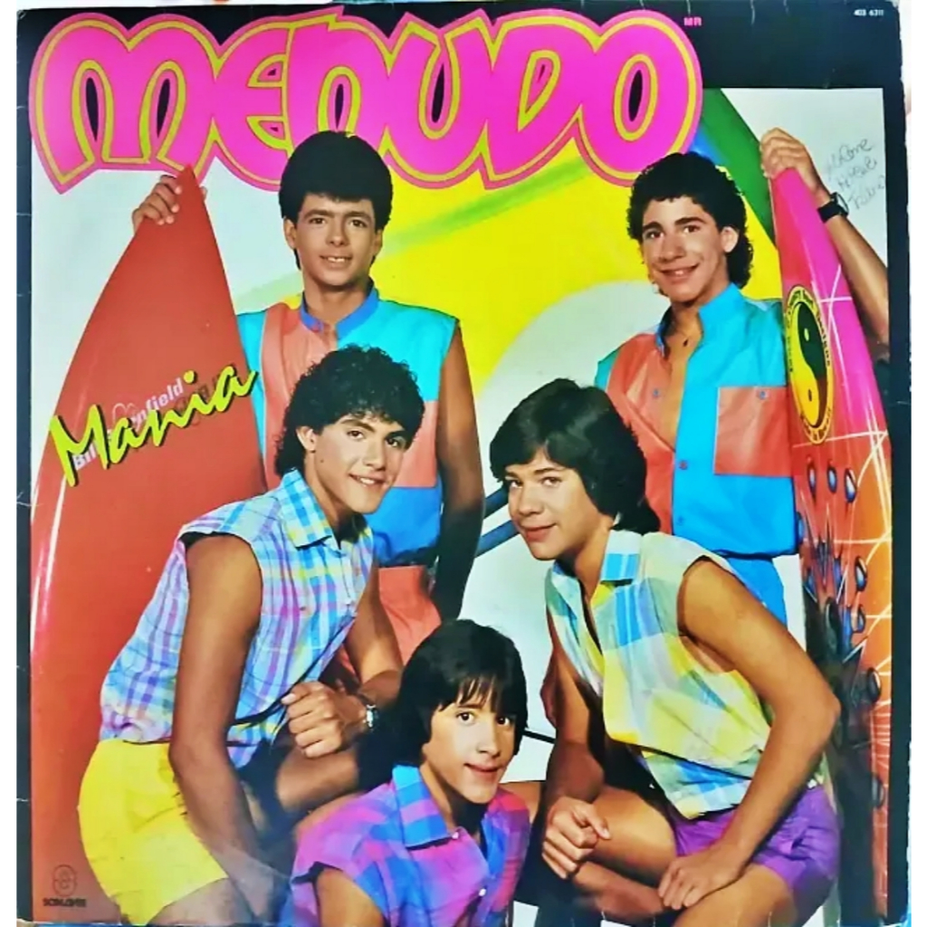 Disco De Vinil Original Menudo [Menudo Mania] 1984 | Shopee Brasil