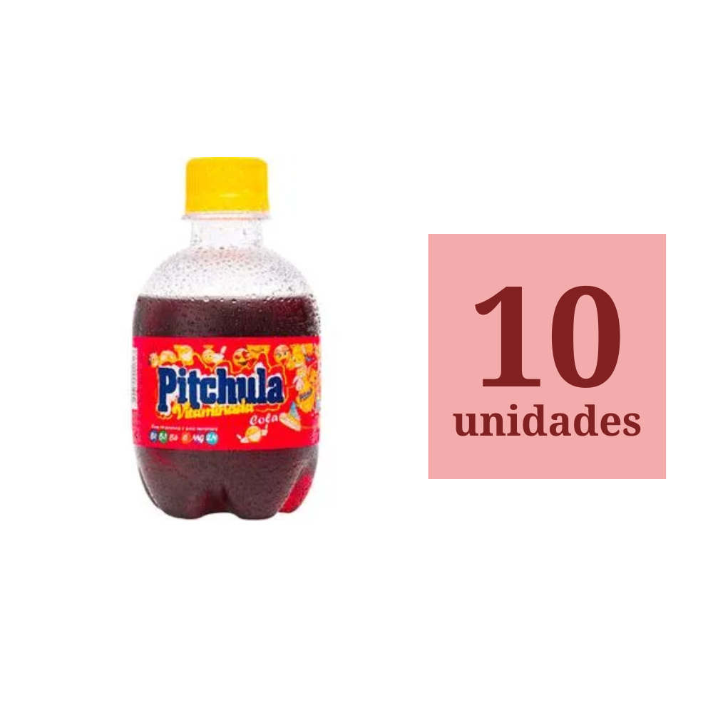 Refrigerante Cola Pitchula Pet 250ml – 10 UND | Shopee Brasil
