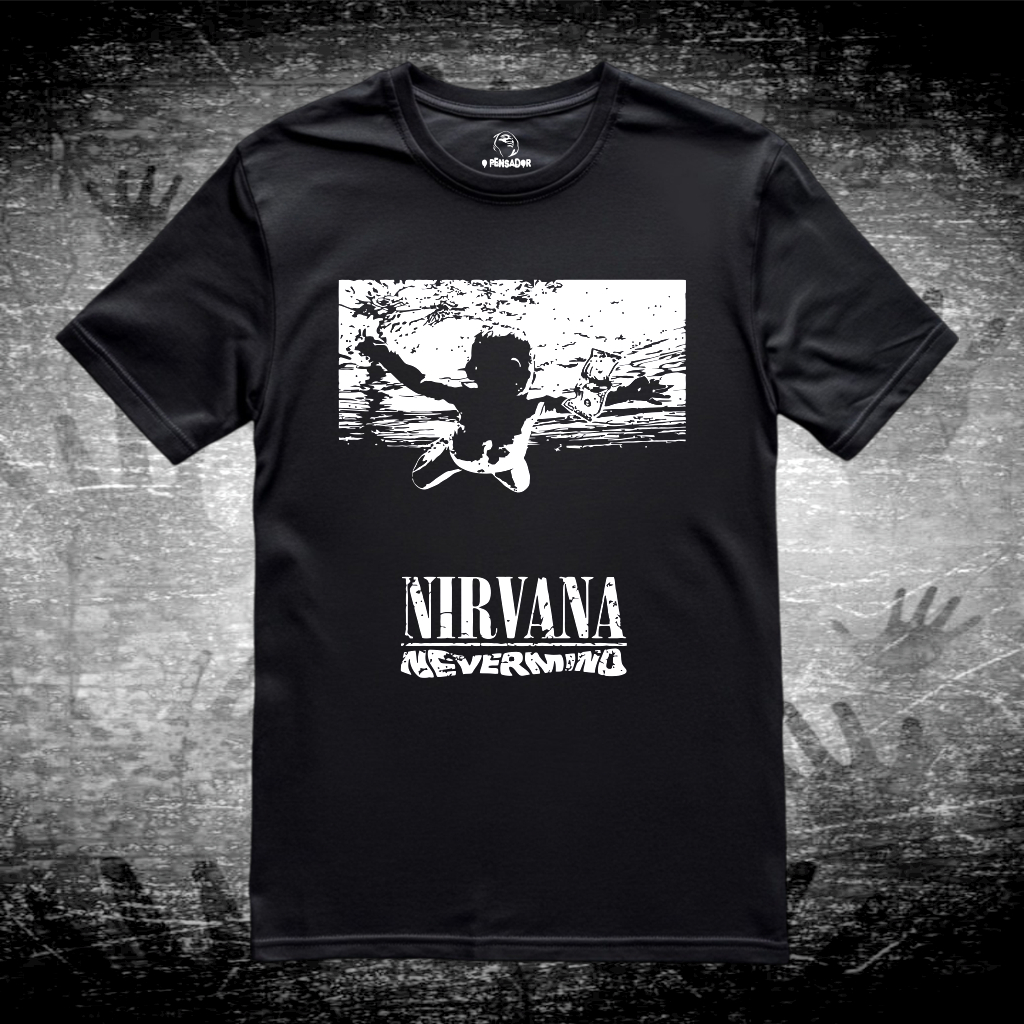 Camiseta Nirvana Nevermind Banda de Rock | Shopee Brasil