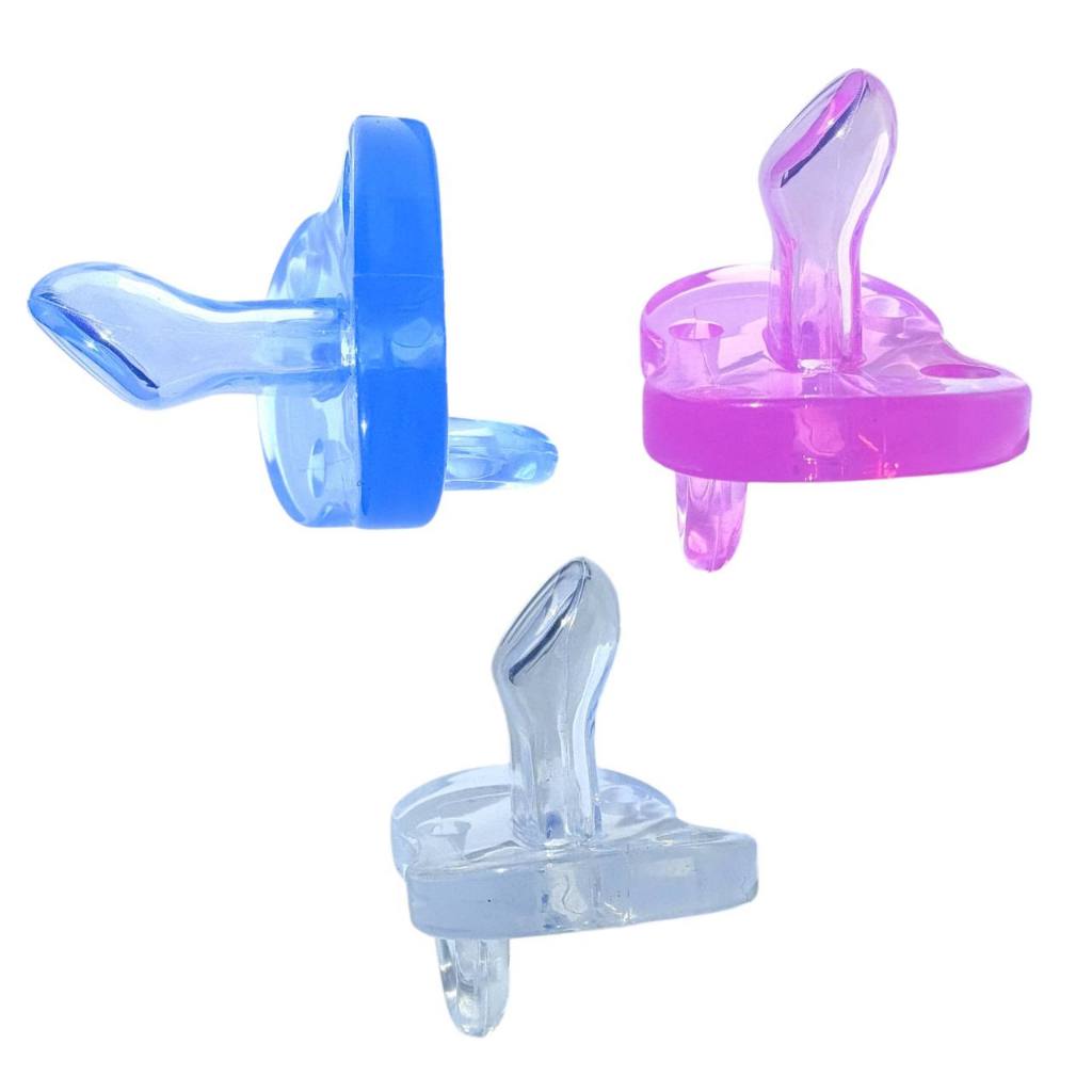 Kit Chupeta 100% Silicone Anatômica Livre de BPA – Ideal para Bebês de ...