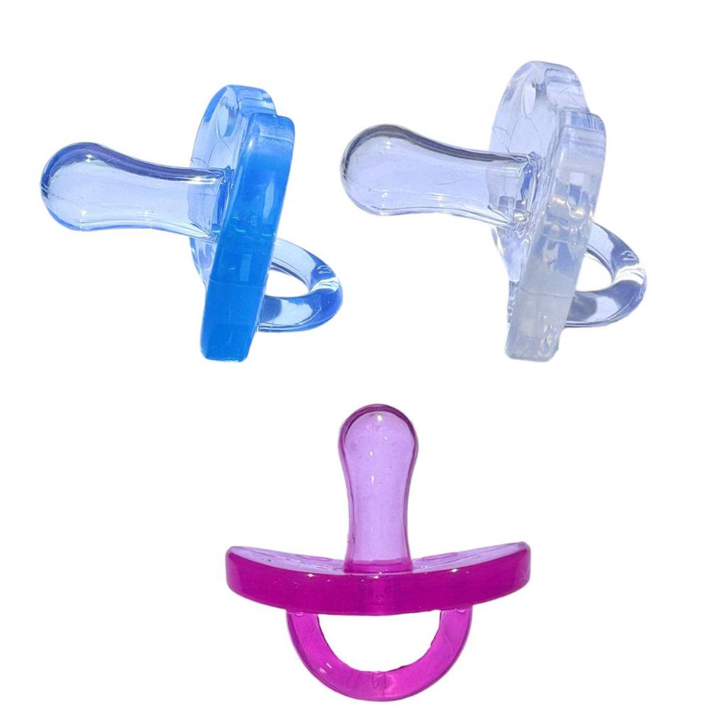Chupeta 100% Silicone Anatômica Livre de BPA – Ideal para Bebês de 0 a ...